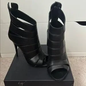 Giuseppe Zanotti | Shoes | Giuseppe Zanotti Black Gladiator Heels ...